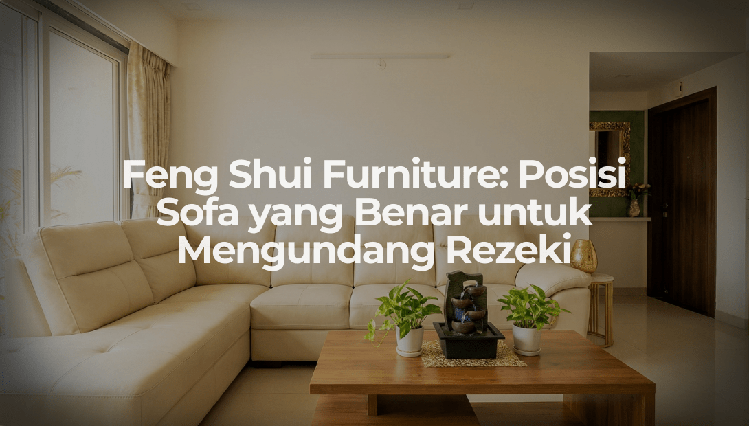 Feng Shui Furniture: Posisi Sofa yang Benar untuk Mengundang Rezeki ...