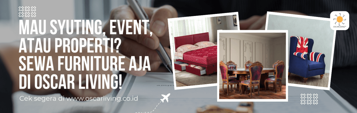 Mau Sewa Furniture Buat Syuting, Event, atau Properti? Oscar Living Se ...
