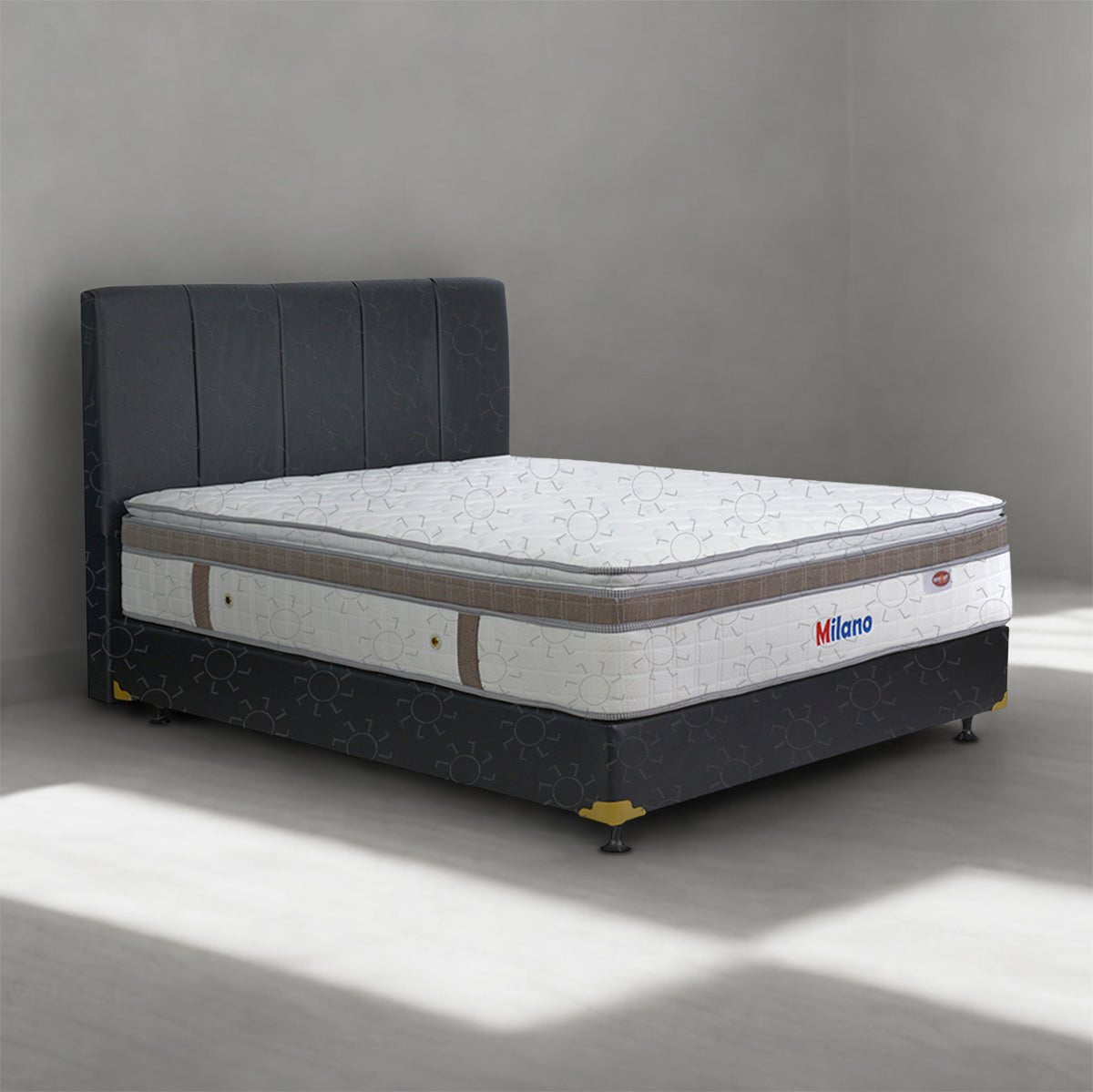 Kasur Springbed Eversoft Milano Latex Spring HB Vadia | Fullset Oreo ...